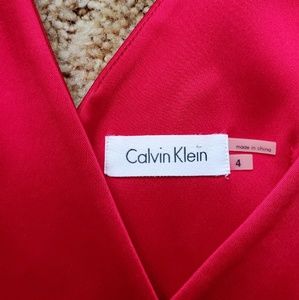 Calvin Klein | Dresses | Sexy Cherry Red Calvin Klein Dress | Poshmark